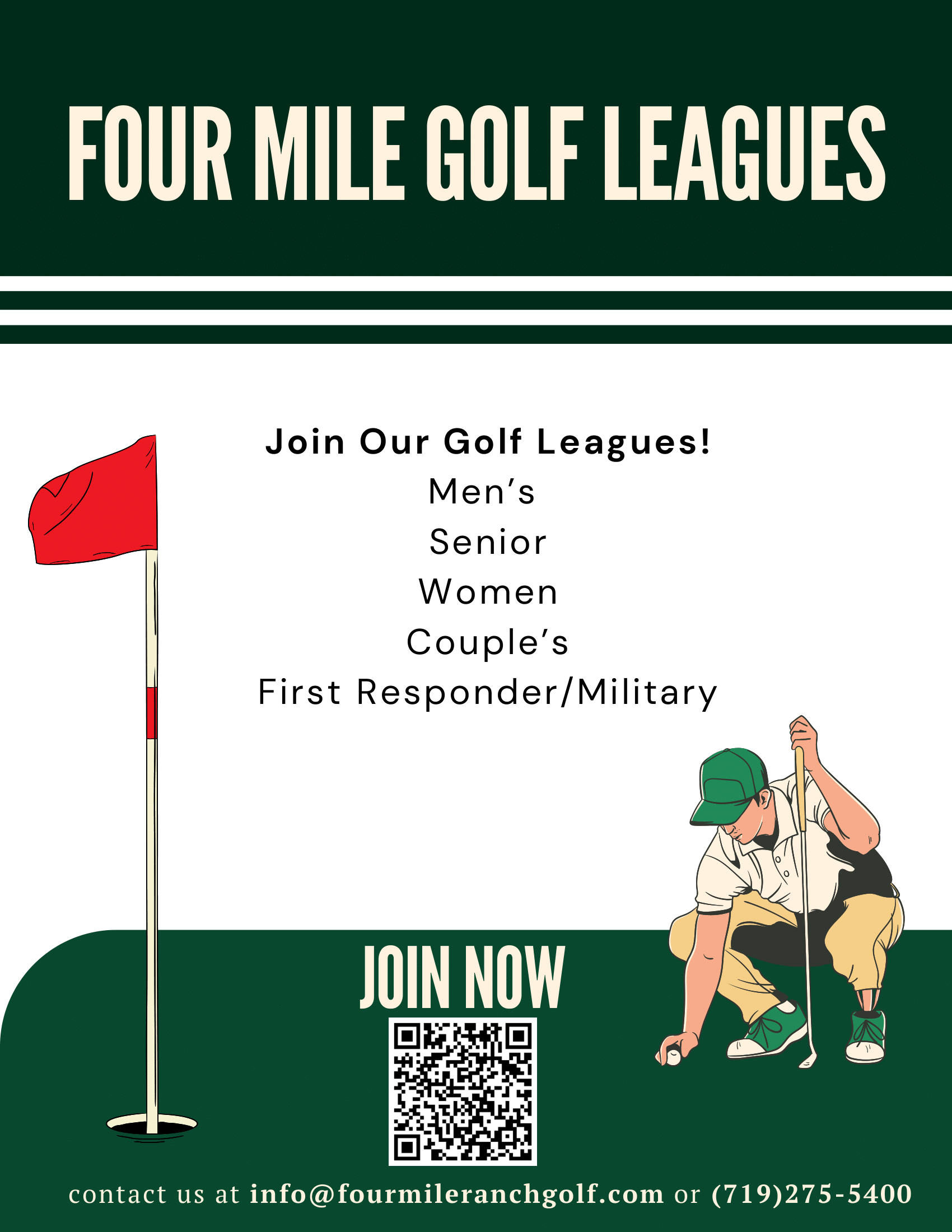 Golf Leagues - Four Mile Ranch Golf Club